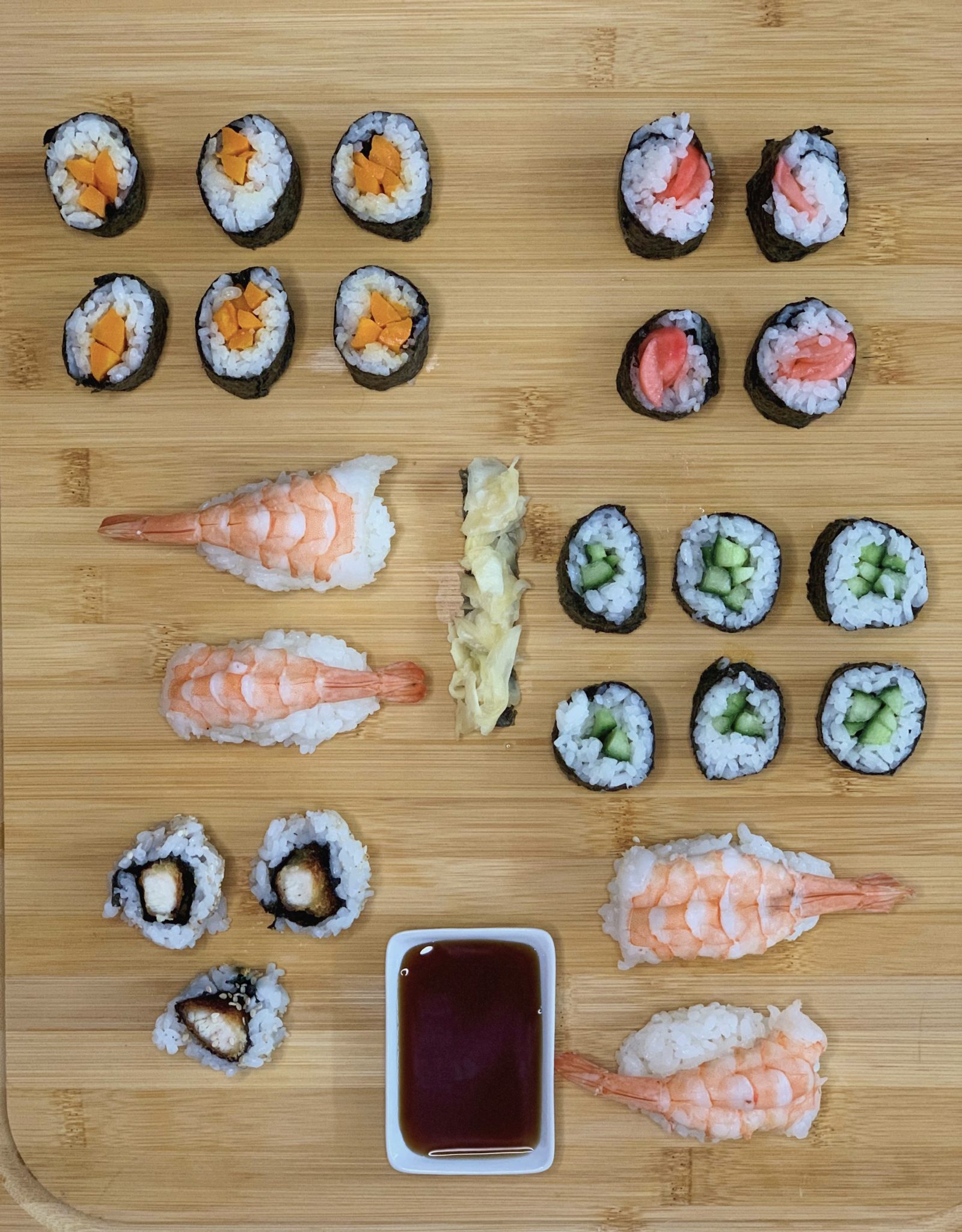 Sushis + Makis + California rolls – R'Journey